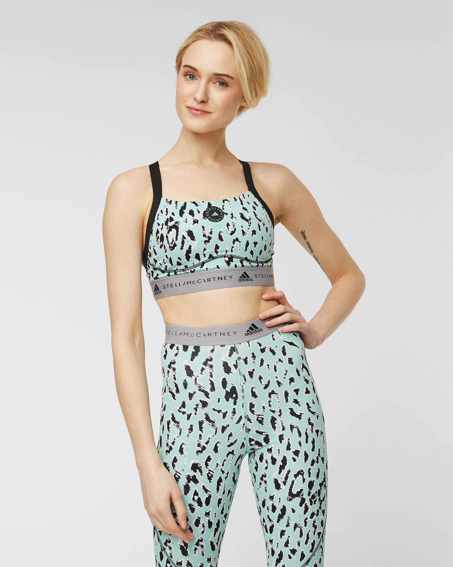 Stanik sportowy ADIDAS BY STELLA MCCARTNEY ASMC TPR BRA P HB6069-splash ...