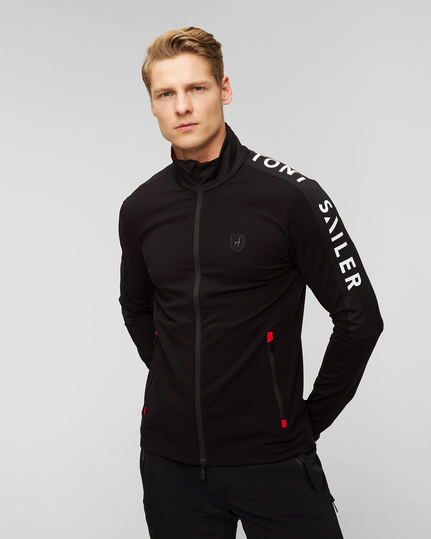 Czarna bluza męska Toni Sailer Denis 331318-100 | S'portofino